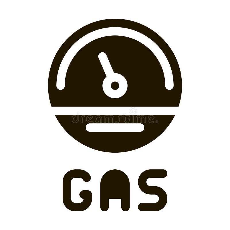 Engine Gas Indicator Icon Vector Illustration Stock Vector ...