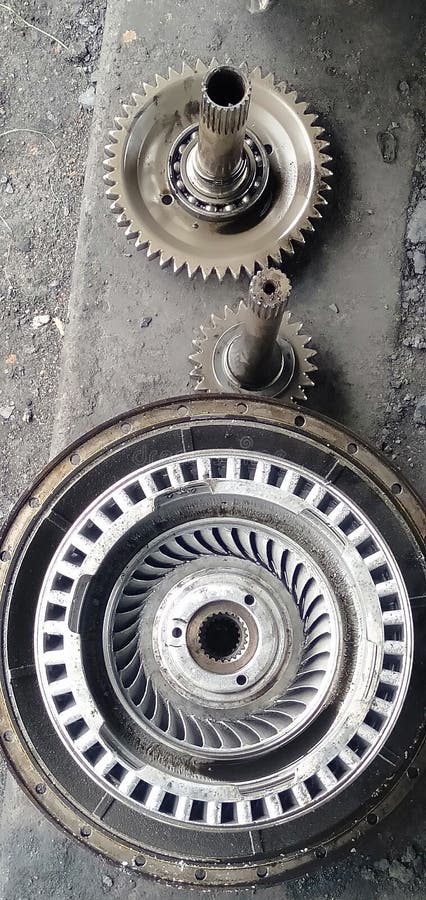 Internal Part of the Industrial Machine Tool, Background with Sp Stock ...