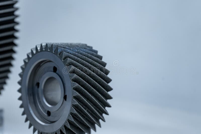 Engine Gear Two Wheels for Industrial Background Stock Photo - Image of ...