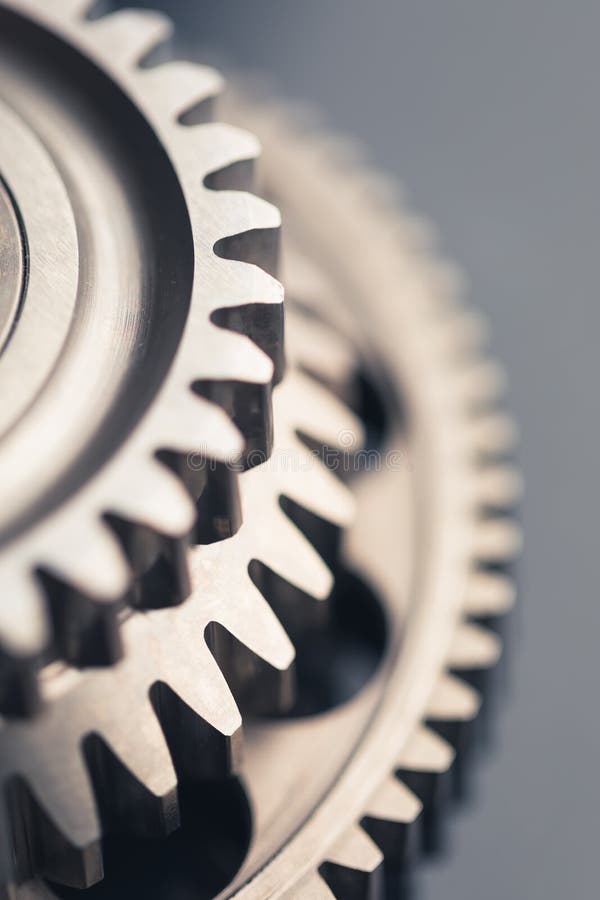 Engine Gear Wheel with Cogs Stock Photo - Image of machine, metal ...