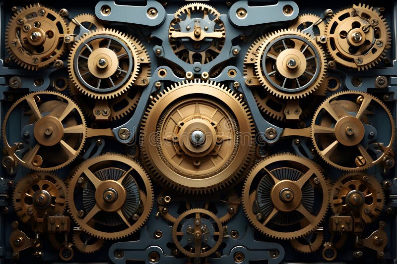 Engine Gears Wheels Background, Connection, Interaction Concept ...