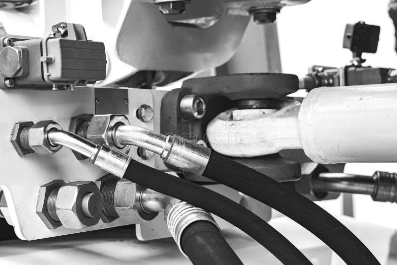 Engine hose details stock photo. Image of parts, automotive - 138996092