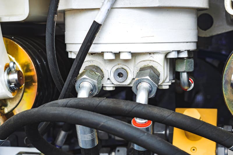 Engine hose details stock image. Image of engine, industrial - 139936809