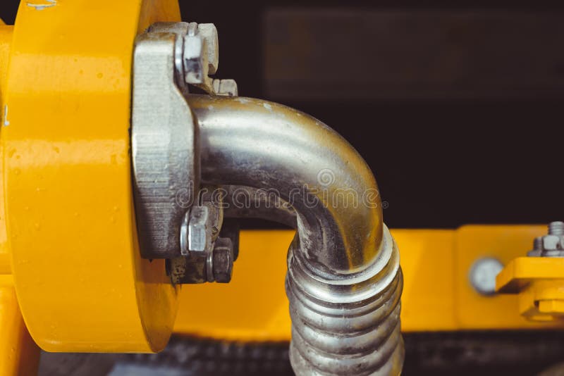 Engine hose details stock photo. Image of isolated, metal - 137799778