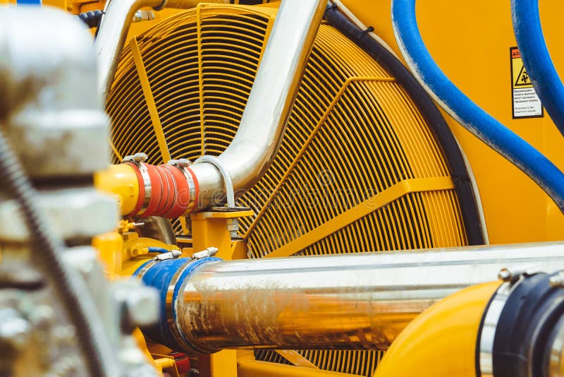 Engine hose details stock image. Image of mechanical - 144969329