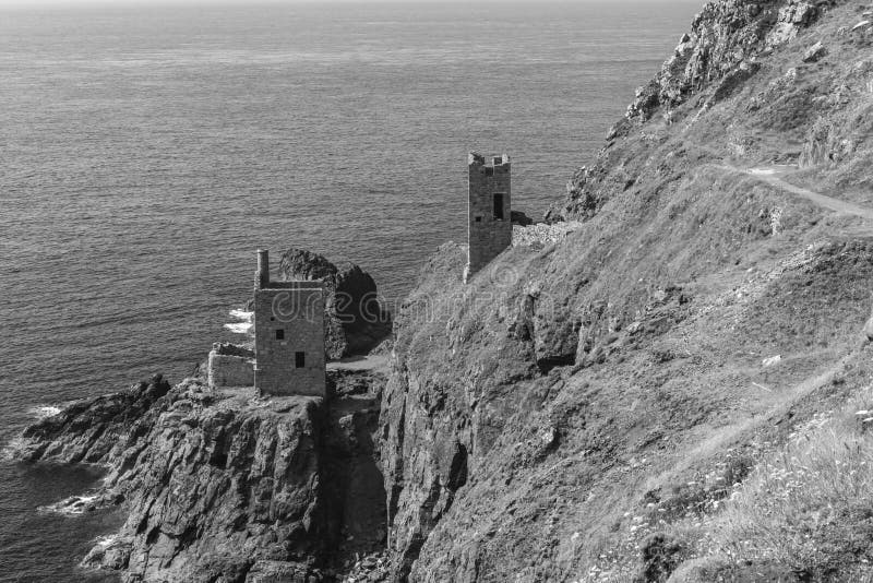 Botallack mine in Cornwall stock image. Image of black - 235717203