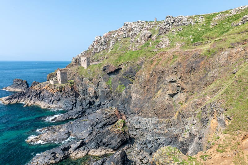 Botallack mine in Cornwall stock image. Image of industry - 235715119