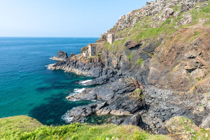 Botallack mine in Cornwall stock image. Image of color - 235715221