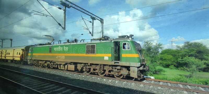 Engine of Indian Railway Train Editorial Photography - Image of railway ...