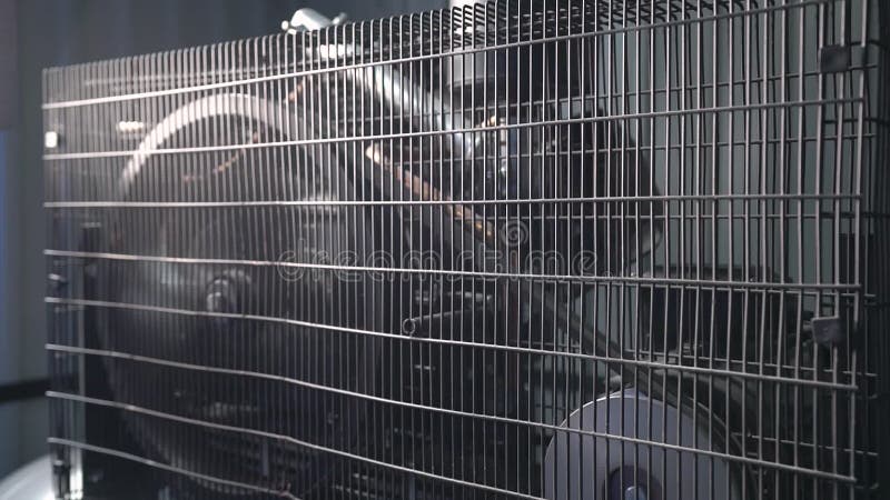 Engine of Industrial Compressor Stock Video - Video of metallic ...