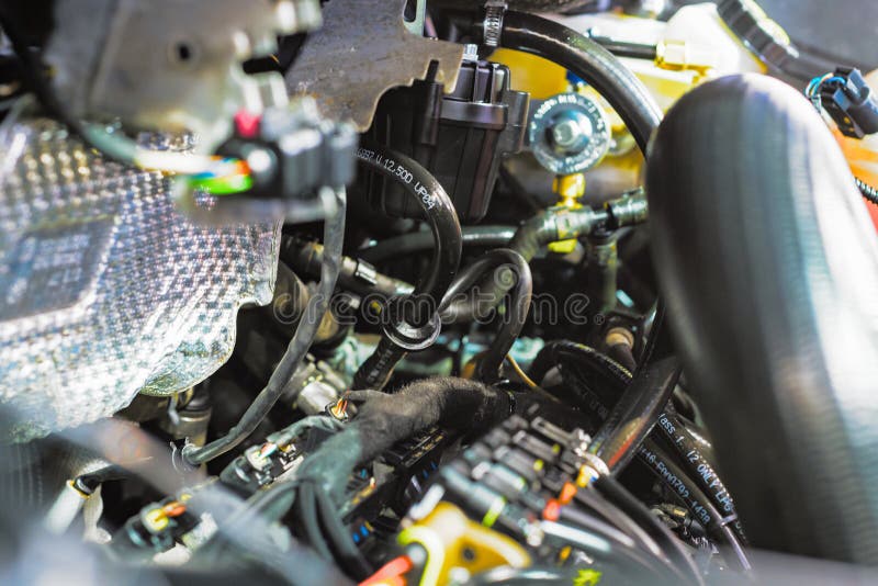 Engine Internal Combustion, the Main Power Unit Forklift. Stock Photo ...