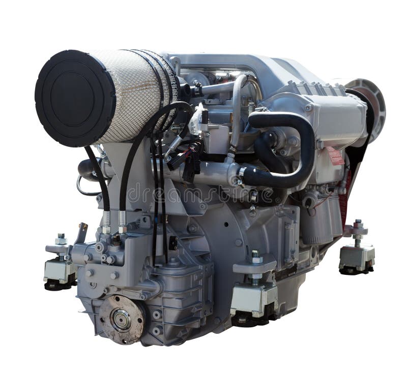 Engine. Isolated on white stock image. Image of automobile - 40685337