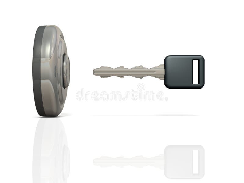 The Engine Key of the Car is Just about To Be Inserted. this Implies a ...