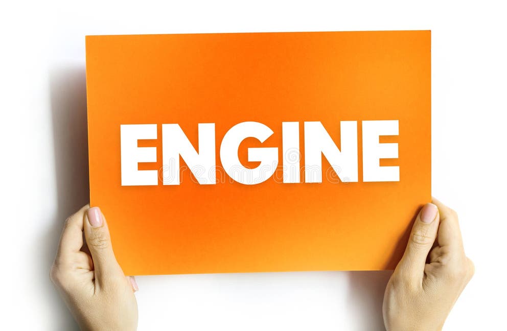 Engine is a Machine Designed To Convert One or More Forms of Energy ...