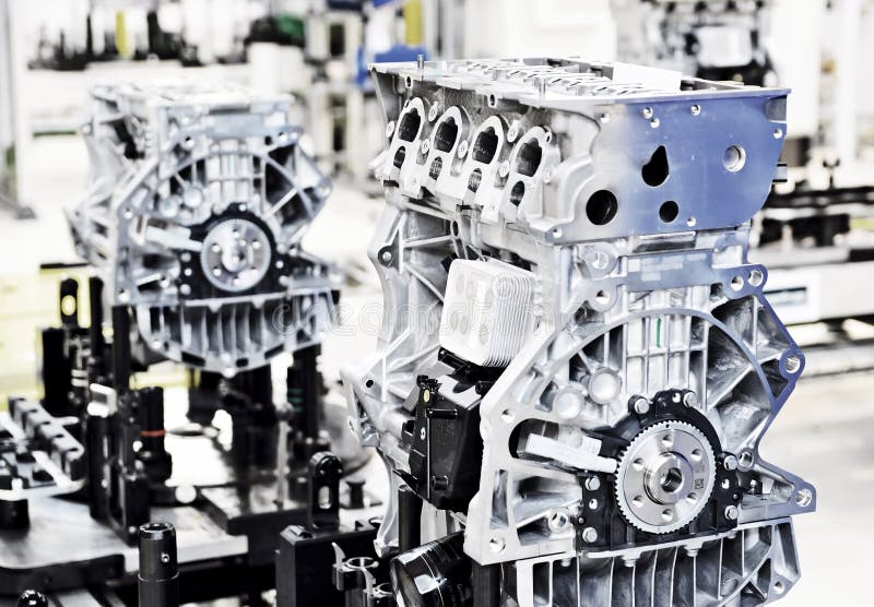 Engine manufacturing stock photo. Image of automotive - 55129858