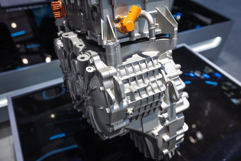 Engine of Modern Car Exhibition Stock Image - Image of drive, speed ...