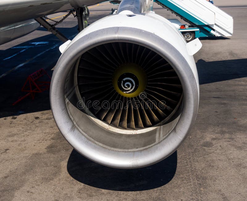 The Engine of the Modern Jetliner Airbus A321 Editorial Image - Image ...
