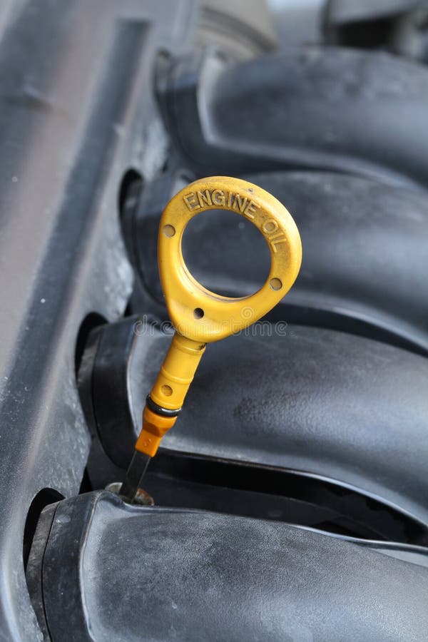 Engine oil dip stick stock photo. Image of automobile - 33360214