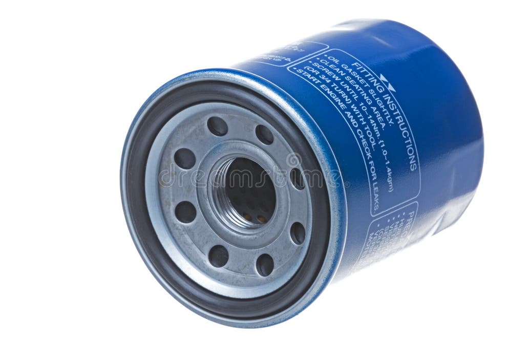Engine Oil Filter Isolated stock photo. Image of vehicle - 10341034