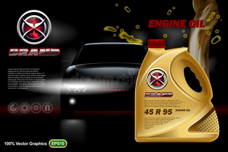 Engine oil template stock vector. Illustration of bottle - 118391477