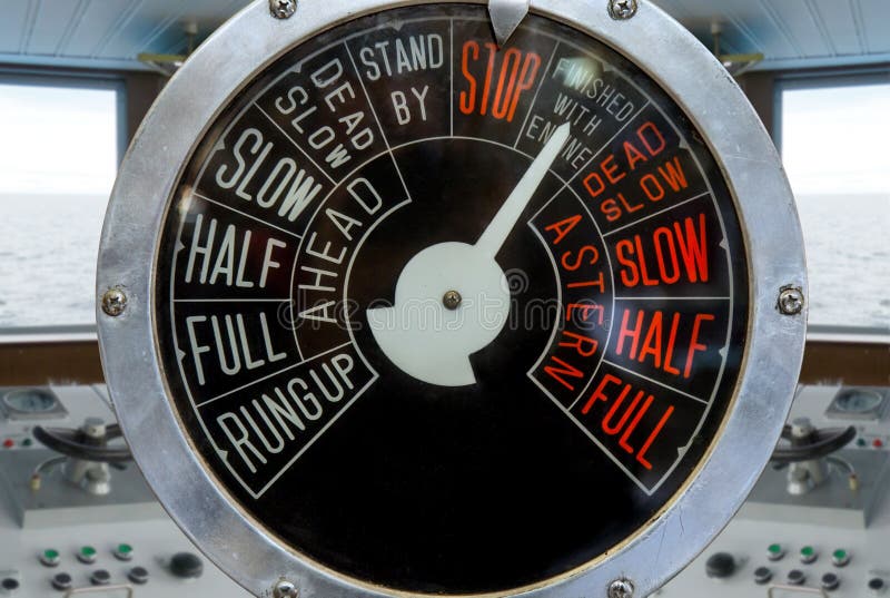 Engine Order Telegraphsm stock image. Image of pilot - 93997133