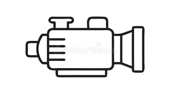Engine Outline Icon Vector for Vehicle Mechanics Power System, Vector ...