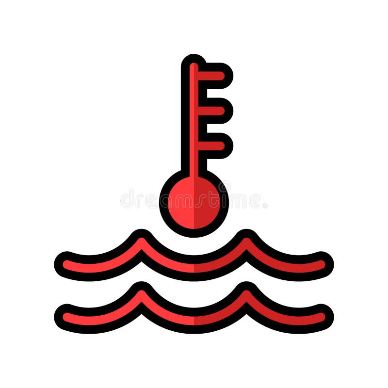 Engine Overheating Car Driving Obstacles Color Icon Vector Illustration ...