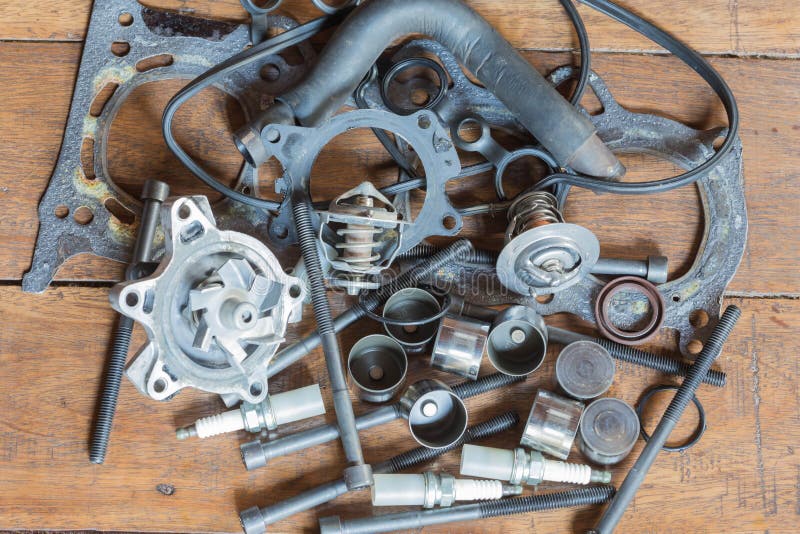 Engine parts stock image. Image of machine, alloy, complexity - 54043709