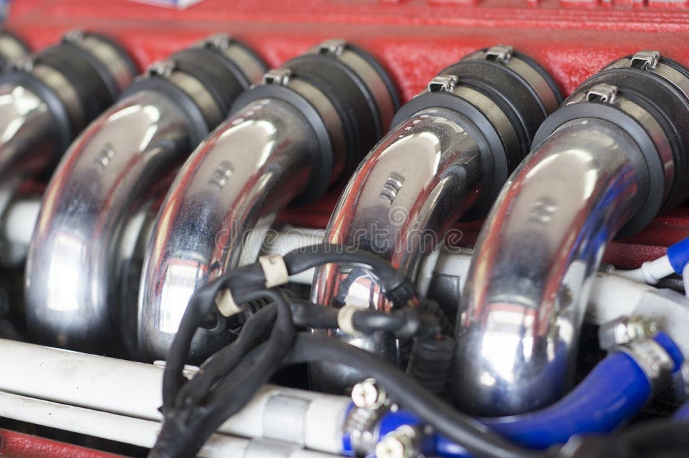 Engine Pipe stock image. Image of horizontal, auto, plastic - 40998317