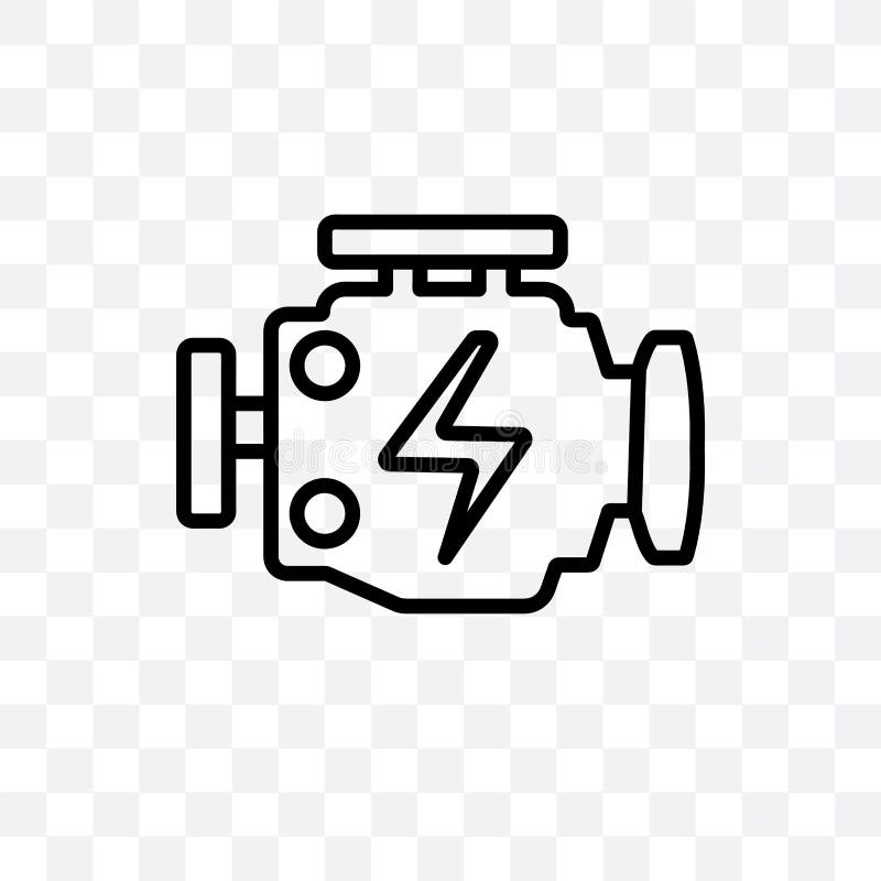 Engine Problems Linear Icon. Modern Outline Engine Problems Logo Stock ...