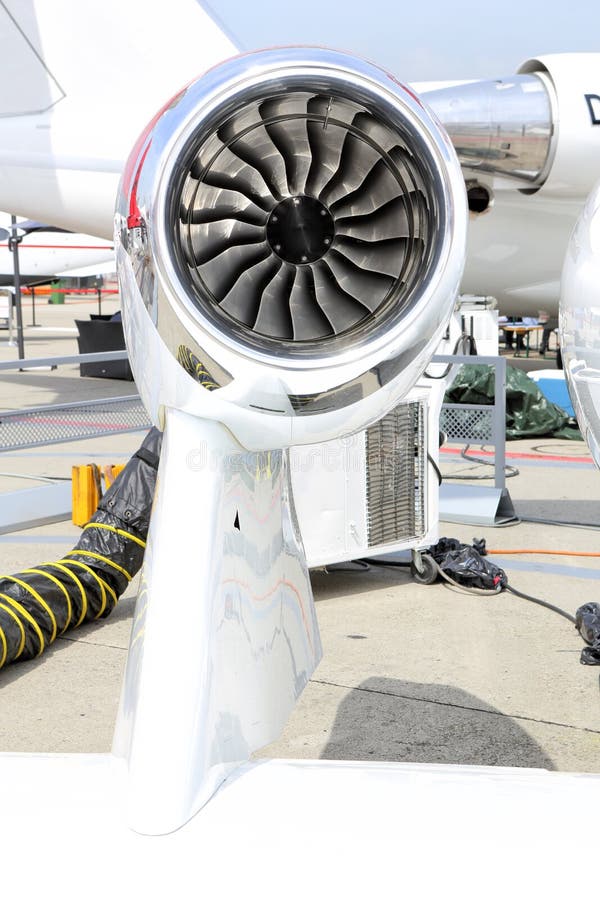 Engine on the pylon stock image. Image of turbine, cover - 72537183
