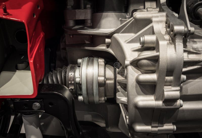 Engine with Radiator of a Modern Car Stock Photo - Image of auto, pipe ...