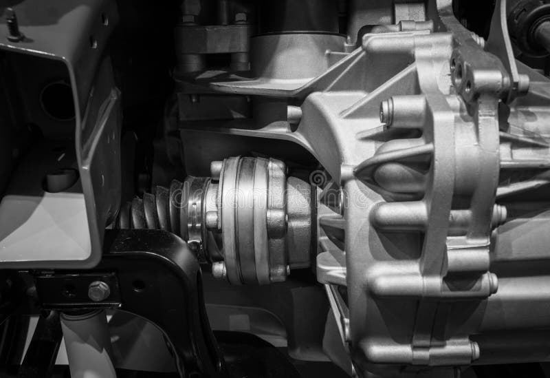 Engine with Radiator of a Modern Car Stock Photo - Image of motor ...