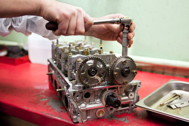 Engine repair stock photo. Image of machinery, fine, component - 19266504