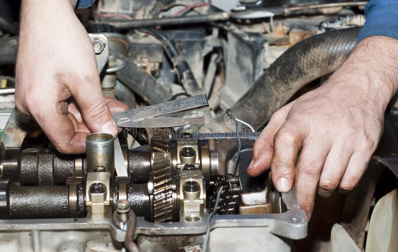 Engine repair stock photo. Image of hood, engine, motor - 27883736