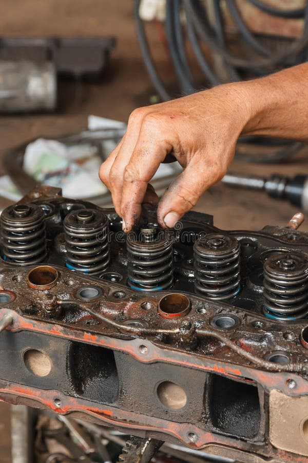 The engine. stock photo. Image of maintenance, garage - 40277890