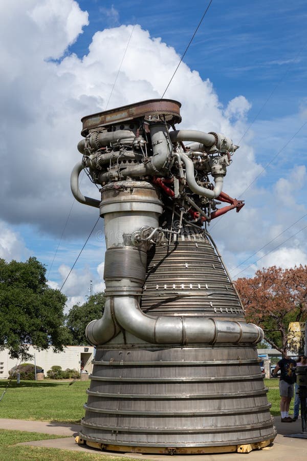 Engine of a Rocket at the Houston Space Center in Houston, TX, USA ...