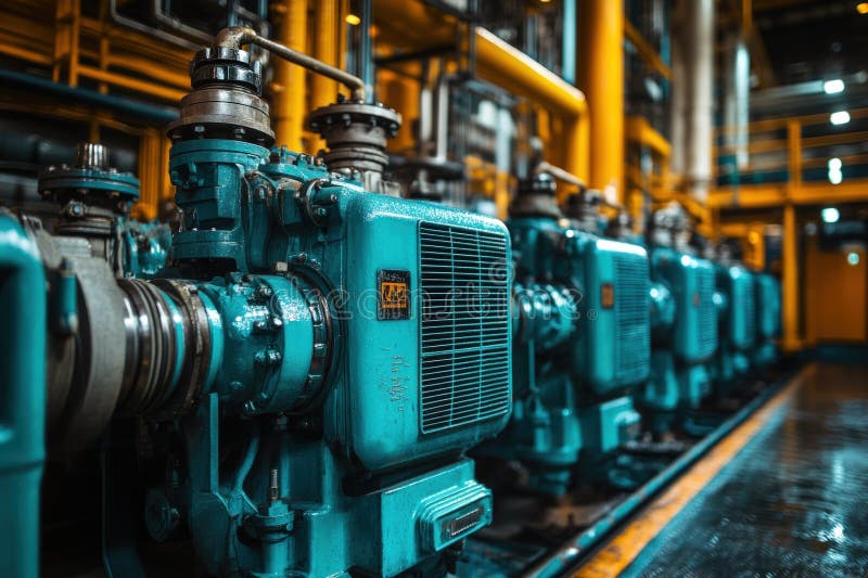 The Engine Room of a Cruise Ship, Industrial and Technical, Maritime ...