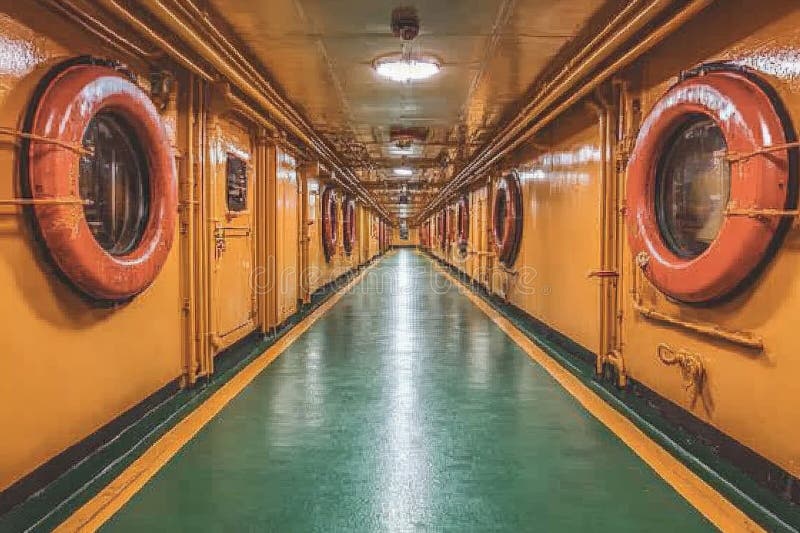 The Engine Room of a Cruise Ship, Industrial and Technical, Maritime ...