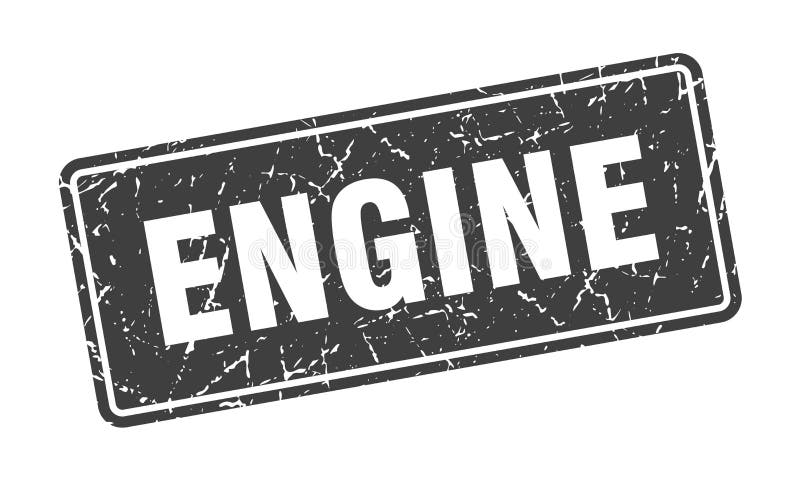 Car Engine Sign Line Icon, Vector. Car Engine Sign Outline Sign ...