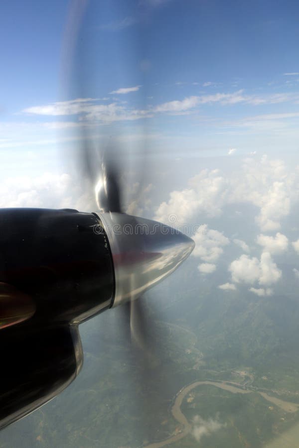 Engine of small aircraft stock photo. Image of move, panoramic - 50828078