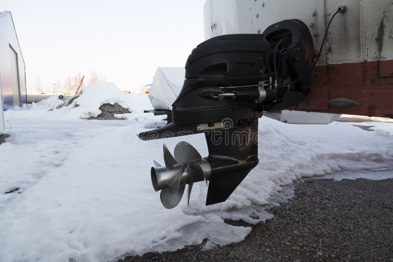 Engine on the snow stock photo. Image of engine, vessel - 148059718