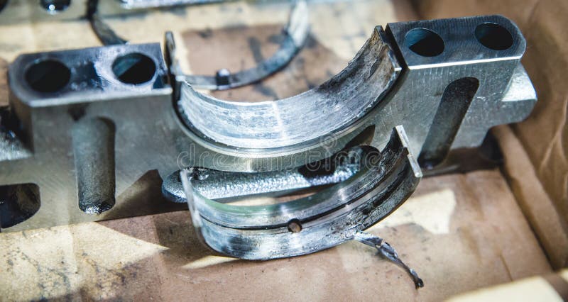 Engine Spare Machine Engine Valve Cover Stock Photo - Image of ...