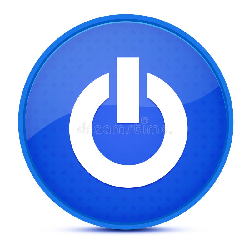 Engine Start Icon on Classy Splash Black Round Button Illustration ...