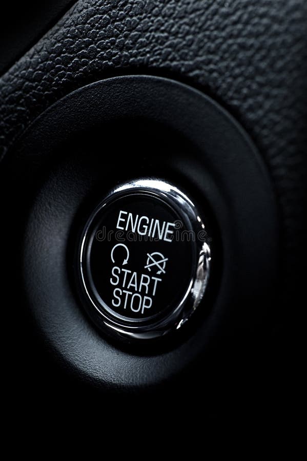Engine Start Button stock image. Image of stop, driving - 24807455