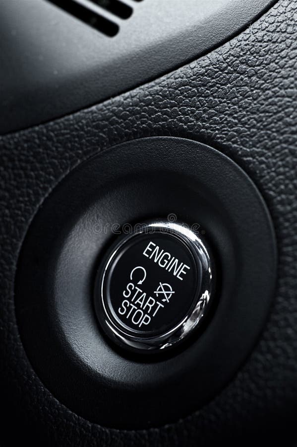 Engine Start Button stock image. Image of modern, driving - 25955267