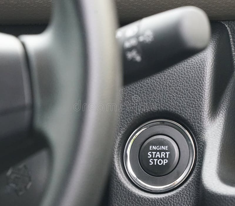 Engine start button stock image. Image of inside, driver - 284788435
