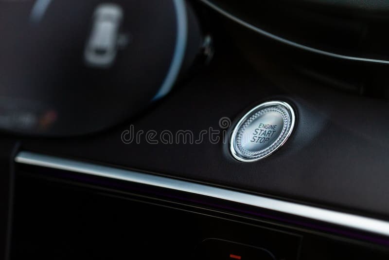 Engine start button stock photo. Image of transport - 262295562