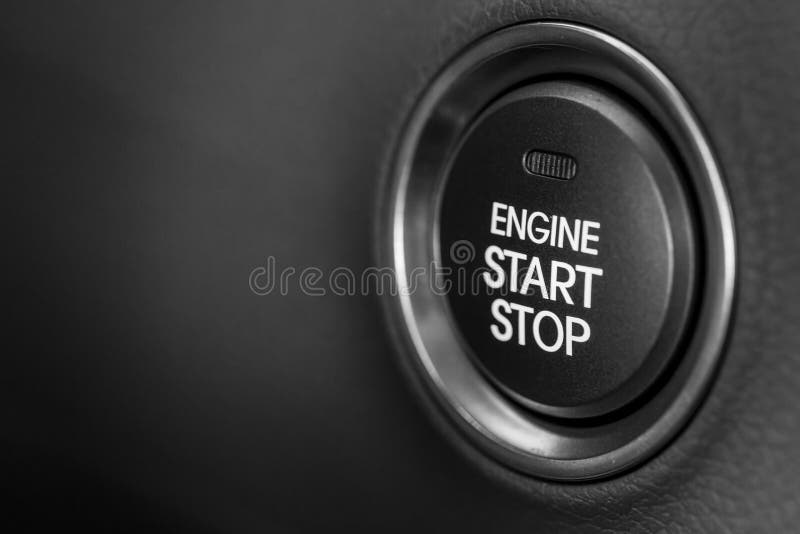 Engine start button stock image. Image of modern, close - 53877299