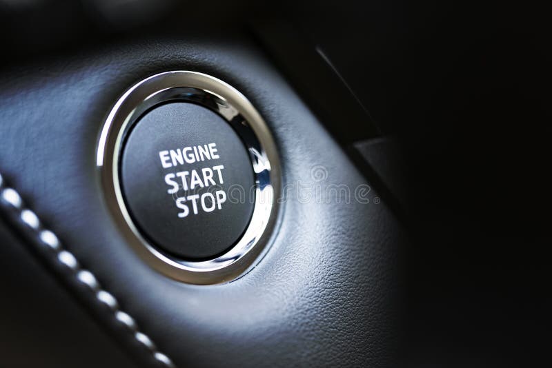 Engine start stop button stock photo. Image of engine - 95973526